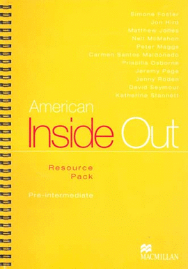 AMERICAN INSIDE OUT PRE-INTERMEDIATE RESOURCE PACK. KAY, SUE. 9781405024600